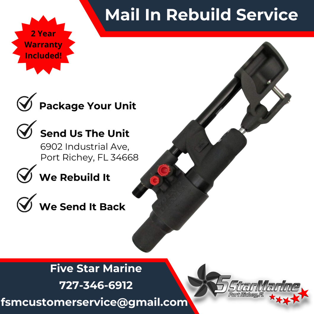 Hydraulic Ram Cylinder Power Steering Actuator Ram Cylinder For Volvo ...